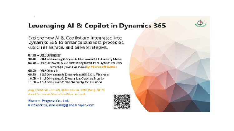Seminar Leveraging AI & Copilot in Dynamics 365 - Bhatara Progress